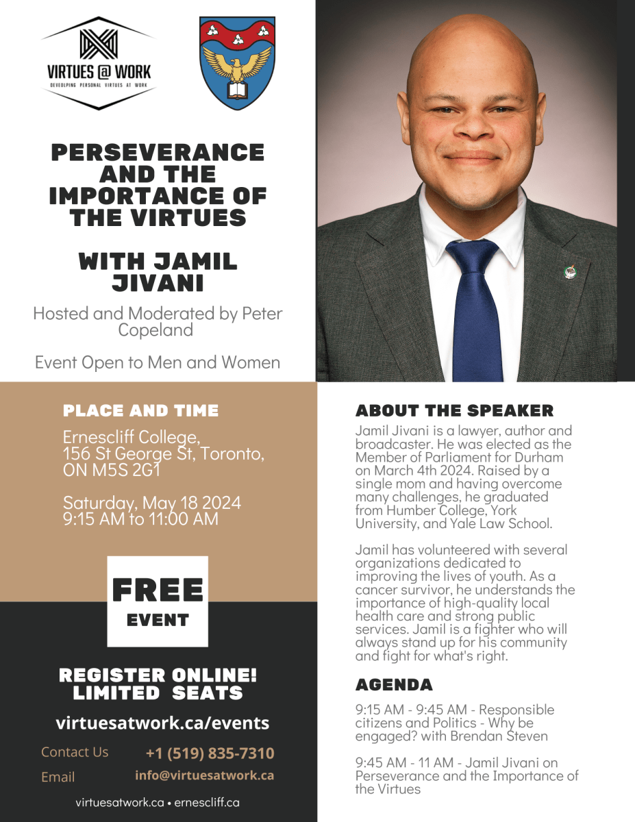 Perseverance and the Importance of the Virtues, with Jamil Jivani ...